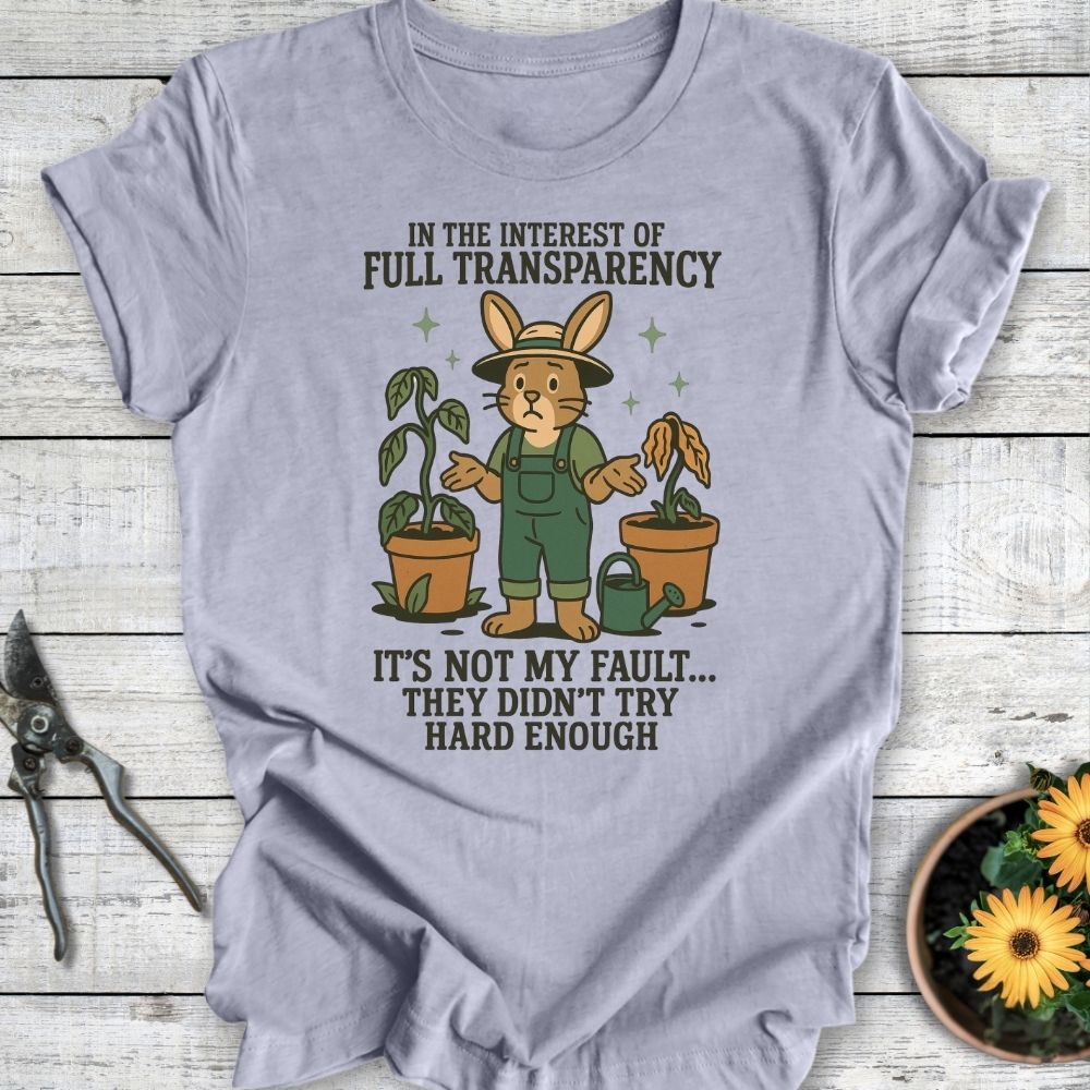Full Transparency T-Shirt – Botanical Wear