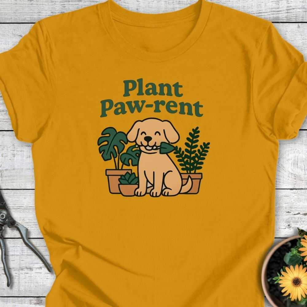 Plant Paw Rent (Dog Edition) T-Shirt – Botanical Wear