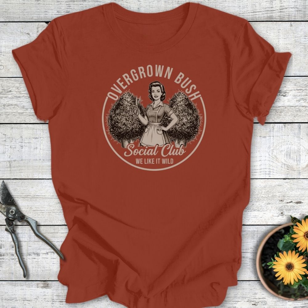 Overgrown Bush Social Club T-Shirt – Botanical Wear